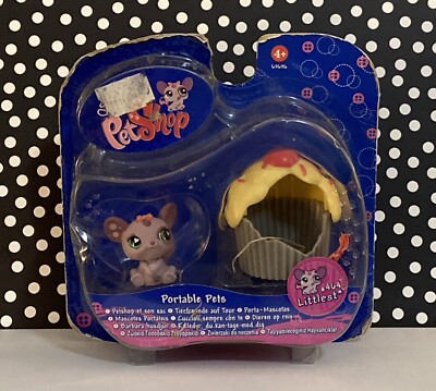 Hasbro 2007 Littlest Pet Shop Portable Pets Set LPS #464 Littlest New ...