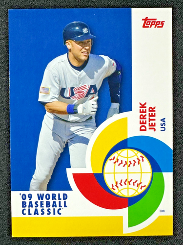 Derek Jeter 2009 Topps WBC Stars #BCS10 Team USA BB EX or Better | eBay