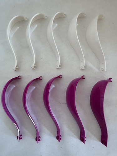 (10) LEGO Curved Panel Balloon Parts Lot-#18969- Magenta & White ...