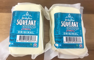Yorkshire Squeaky Cheese Original 2 X 220g Yorkshire Halloumi Cheese ...