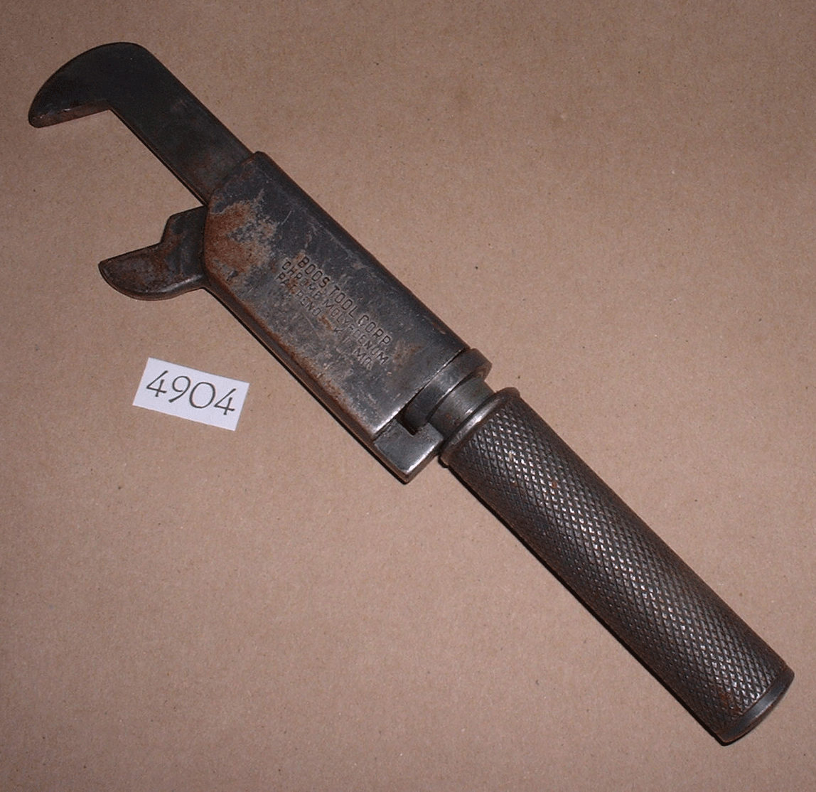 Vintage 7-3/4 inch Boos Tool Corp. Patent Pending Adjustable Wrench | eBay