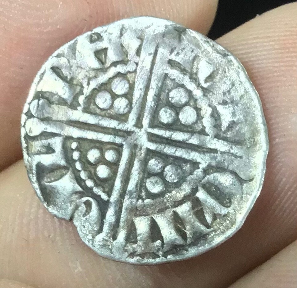1216-72 Henry Henri III 3rd Silver Hammered Long Cross Penny Coin #304 ...