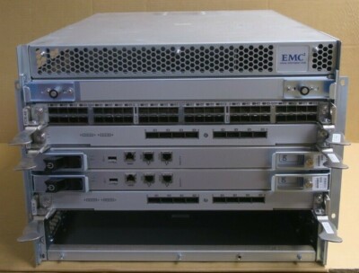 Brocade EMC DCX 8510-4 Backbone SAN Switch 100-652-849 1x FC16-48 2x ...