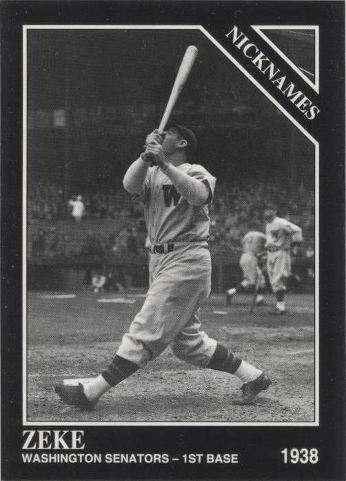 1993 The Sporting News Conlon Collection - Zeke Bonura #738 for sale ...