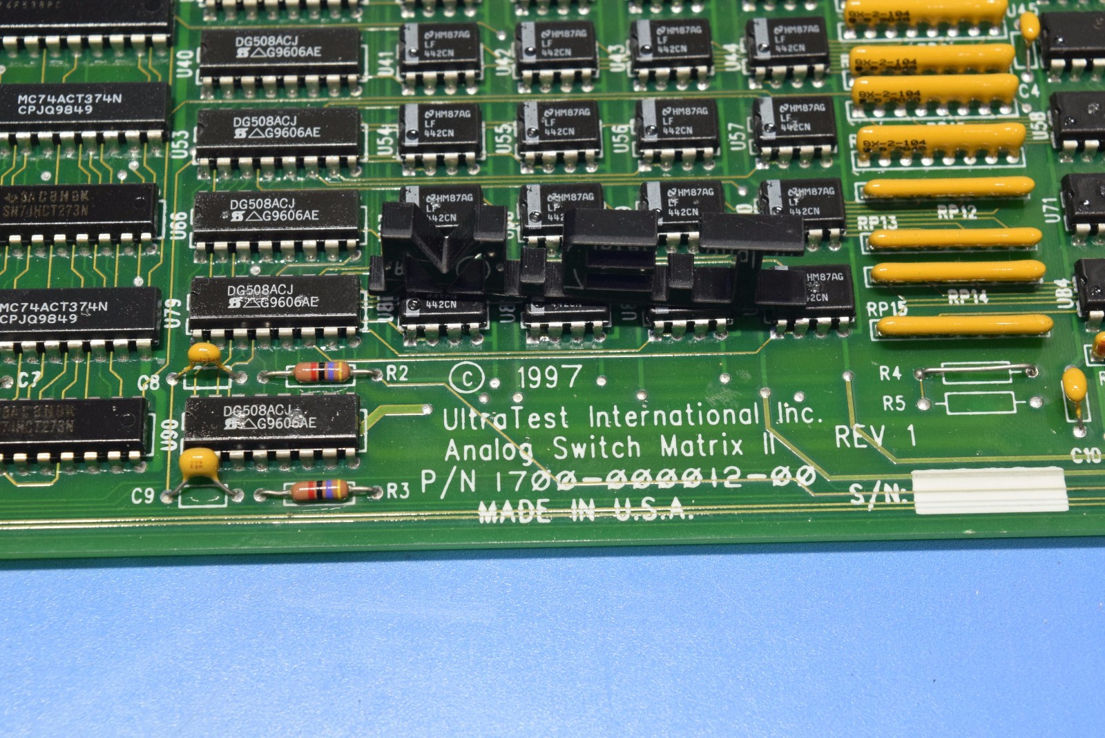 Ultratest Analog Switch Matrix Ii 1700-000012-00 1700 000012 Experdited ...