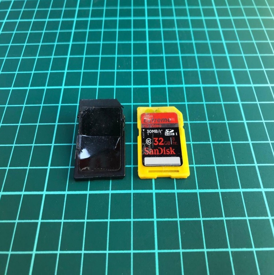 3D Printed SD Card Replacement Shell - Cracked/Broken Shell Case ...