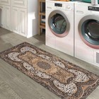 Brown Kitchen Rug Mat Farmhouse Kitchen Rugs Sets of 2 Washable Non ...
