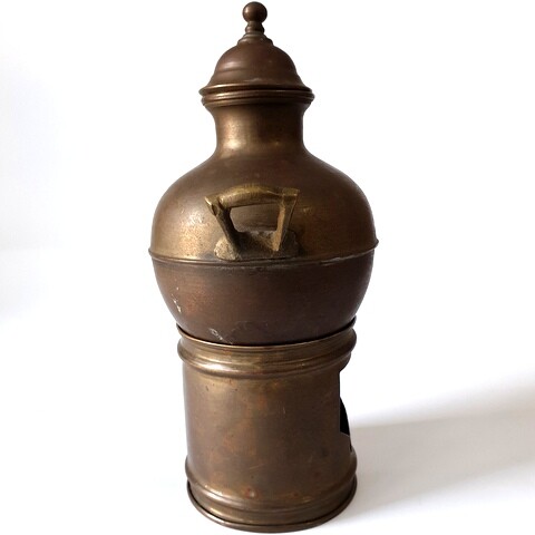 Antique Handmade Egyptian Brass Beans Cooking Pot Cookware Damasa 7.3 ...