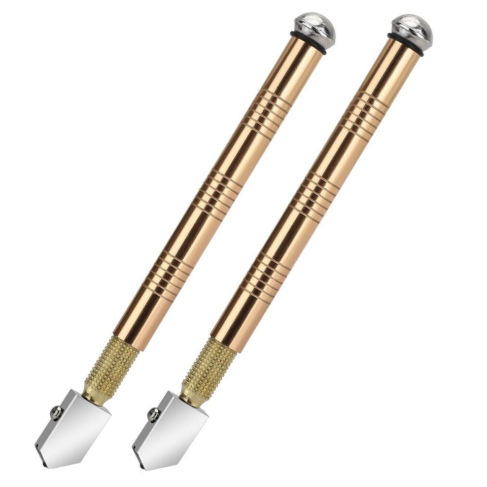 2pcs Professional Diamond Tip Glass Cutter Steel Blade Precision ...