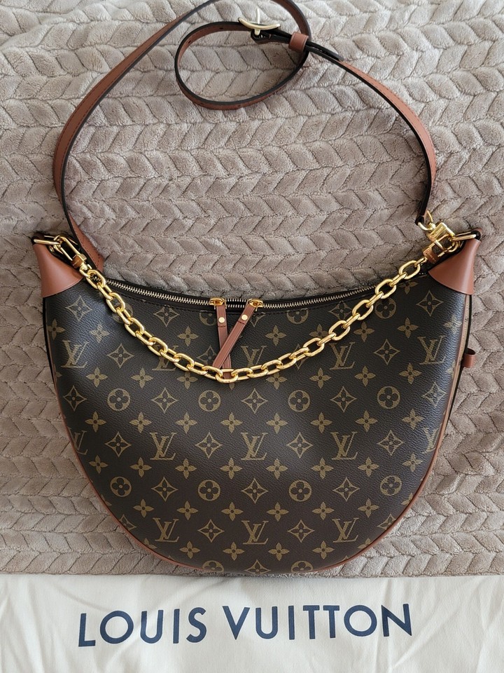 Louis Vuitton Loop Hobo GM Size Monogram Reverse Canvas **no pouch | eBay