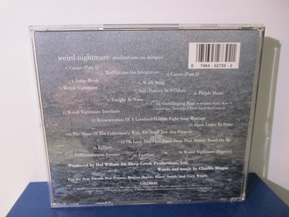 Hal Willner Weird Nightmare: Meditations On Mingus - CD - MINT cond ...