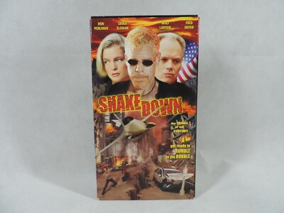 Vintage ShakeDown VHS Tape 2002 Ron Perlman Erika Eleniak Wolf Larson ...