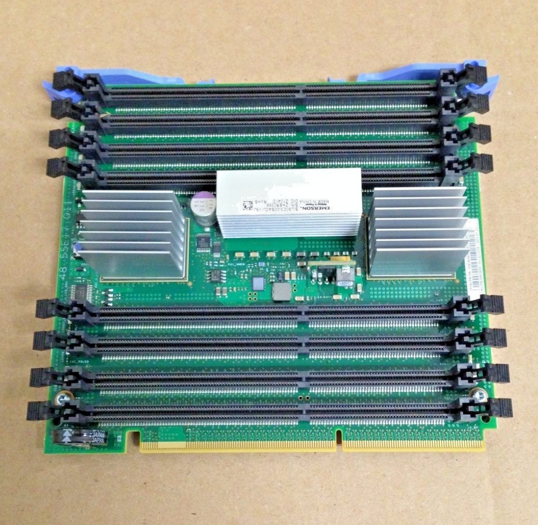 IBM 00E0639 00E0638 8xSlot DDR3 Memory Riser Card /Board 2C1C Power 740 ...