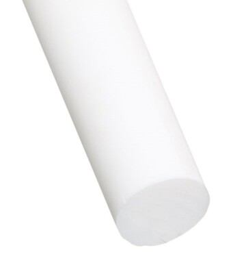 Teflon - Ptfe Virgin Plastic Rod Bar, .375" - 3/8" Diameter x 12 ...