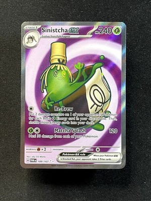 Sinistcha ex - Ultra Rare SV06: Twilight Masquerade 189/167 NM Holo | eBay
