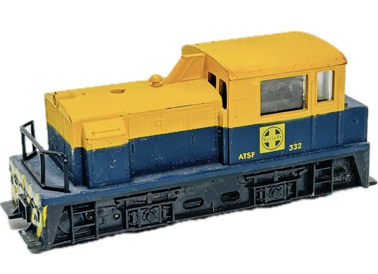 Vintage RSO HO Scale ATSF 332 Santa Fe Diesel Switcher Locomotive ...