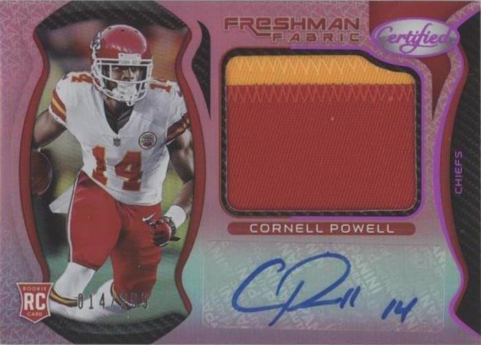 2021 Panini Certified - Freshman Fabric Mirror Signatures Cornell ...