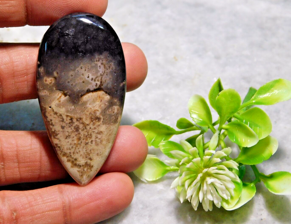 Natural Palm Root Agate Gemstone Cabochon For Jewellery Pendant Making ...