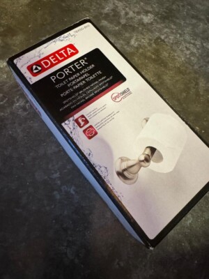 Delta Porter 78450-BN1 Toilet Paper Holder Brushed Nickel | eBay