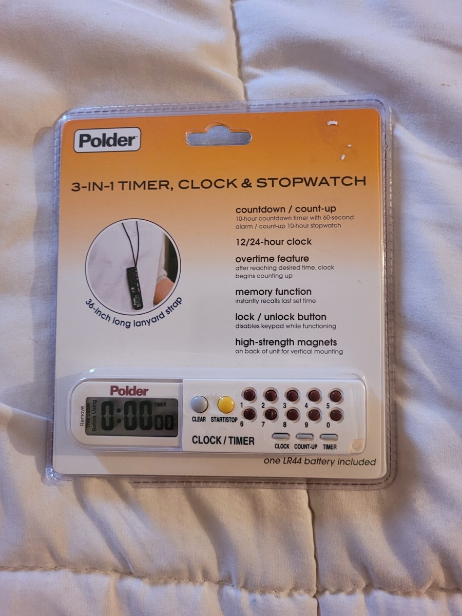 Polder Dual Timer Stopwatch