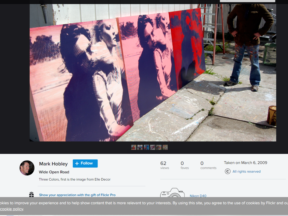 Mark Hobley Original Large Scale Modern Pop Art Painting Acrylic on ...