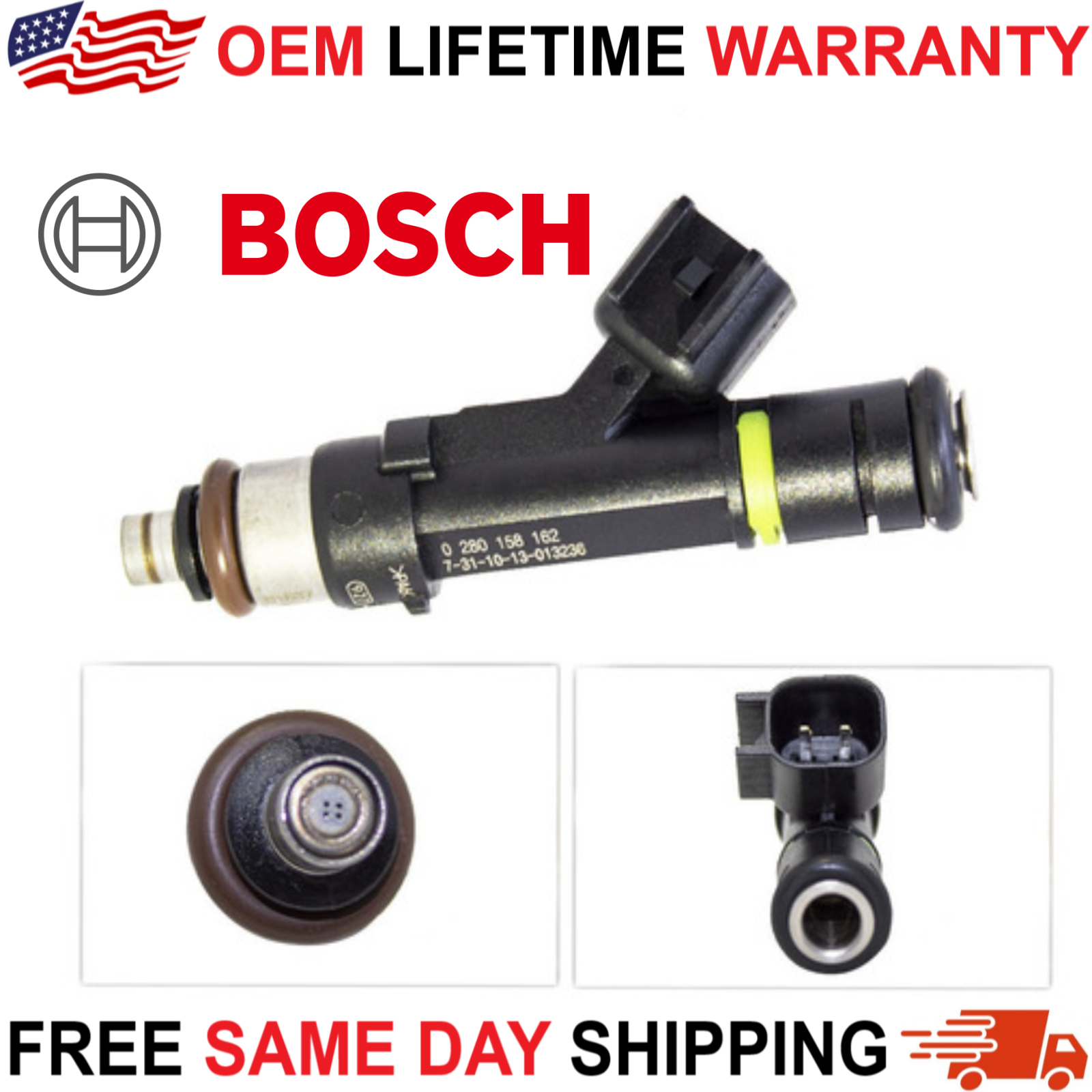 Fuel Injector Bosch 0280158162 for sale online | eBay