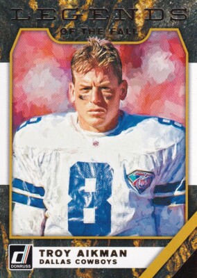 2019 Donruss LF-15 Troy Aikman Legends of the Fall Cowboys | eBay