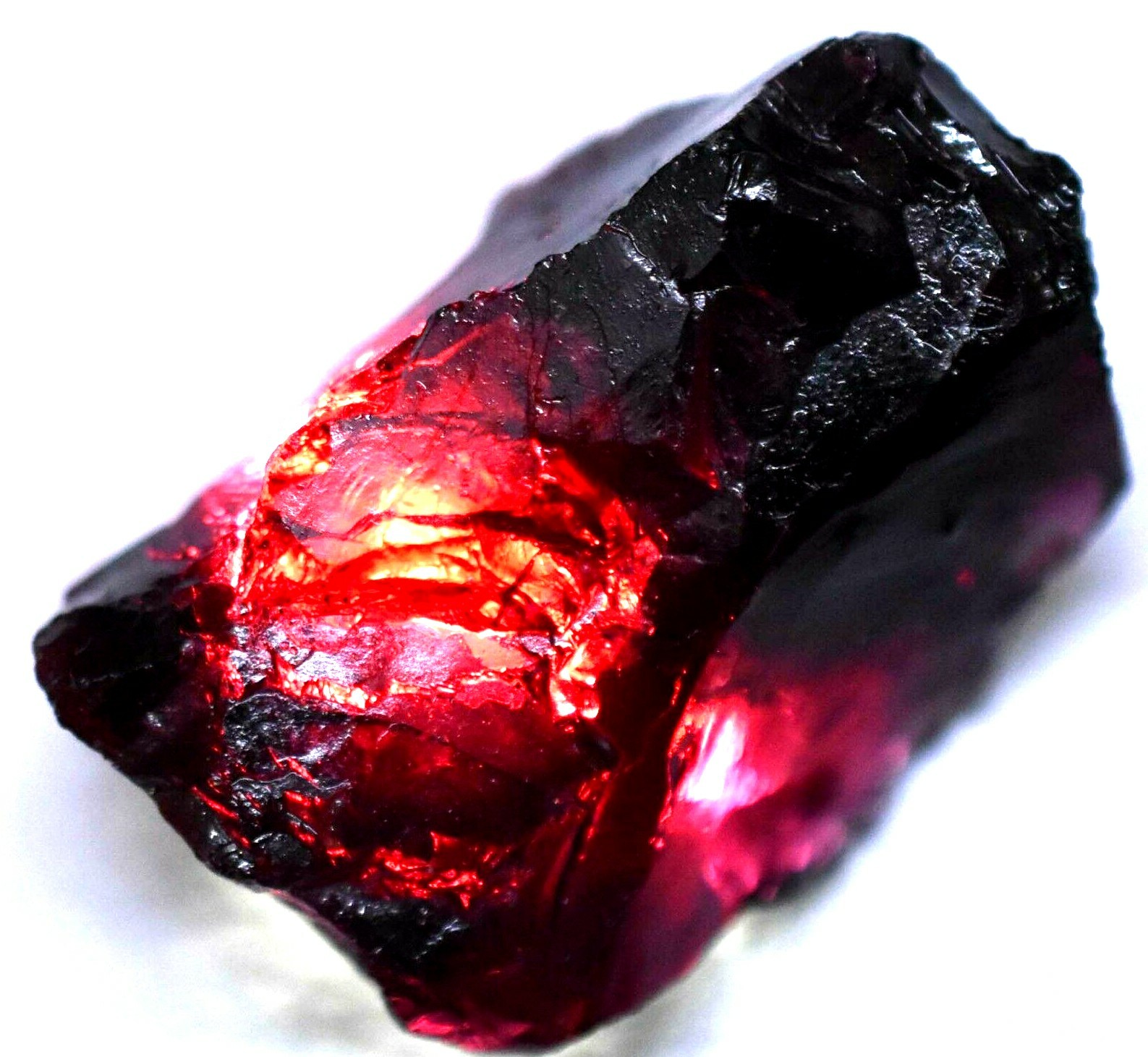 Untreated Natural Red Painite Rough 115.15 CT Burma Rare Facet Rough ...