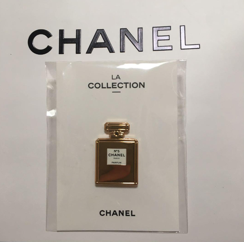 Chanel La Collection Novelty Pin Badge No.5 Perfume Bottle Brand New ...