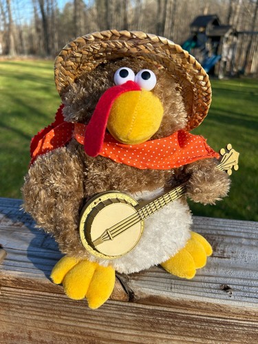 Dan Dee animated singing turkey playing banjo dancing musical WORKS ...