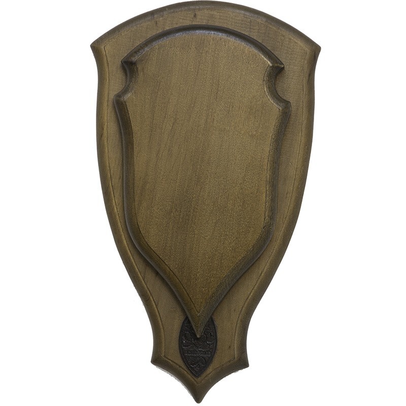 Wall Mount Display, Leather Trimmed Trophy Board, Wooden Hunting Plate ...