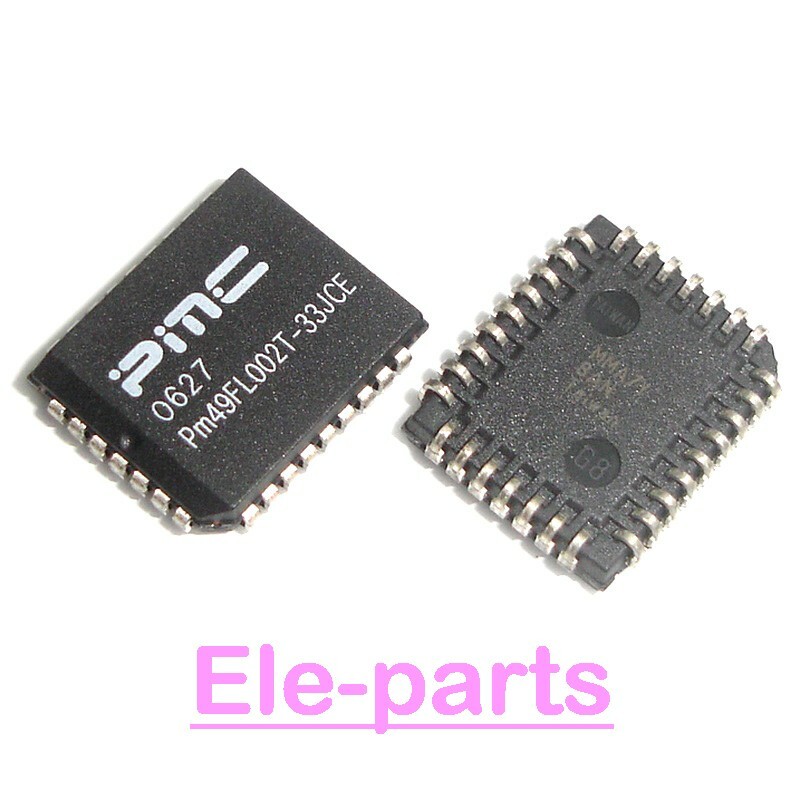 2 PCS PM49FL002T-33JCE PLCC-32 PM49FL002 Flash Memory Integrated ...