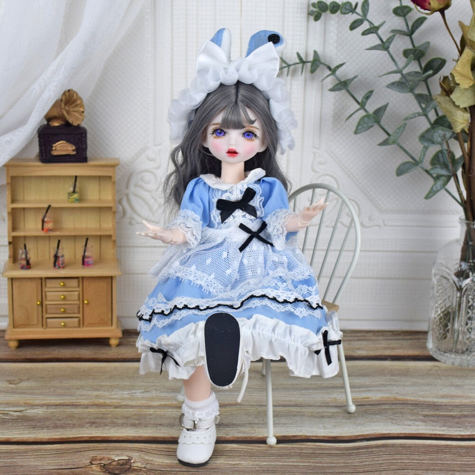 Handmade Cute 30cm BJD Doll 1/6 Ball Jointed Girls SD Dolls Children's ...