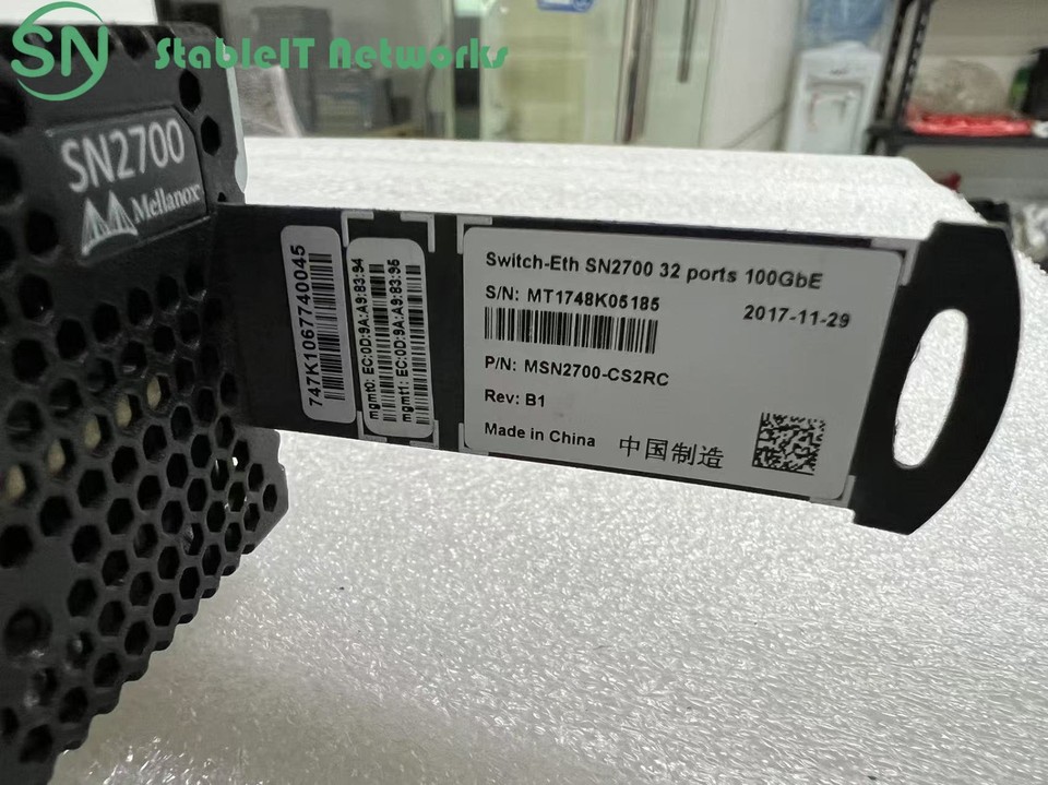 Mellanox Spectrum SN2700 32-Port 100GbE Open Ethernet Switch MSN2700 ...