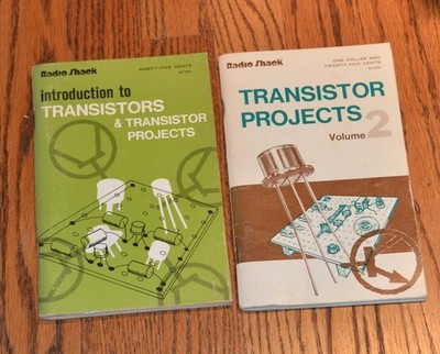 2 Radio Shack Transistor books Introduction and Projects Volume 2 ...