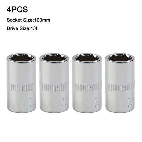 4pcs 10mm Shallow Socket Essential Tool for Automotive For DIY Repairs ...