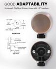 Round Drop Ell Handheld Shower Wall Connector A725ORB, Bronze 0.5 Inch ...