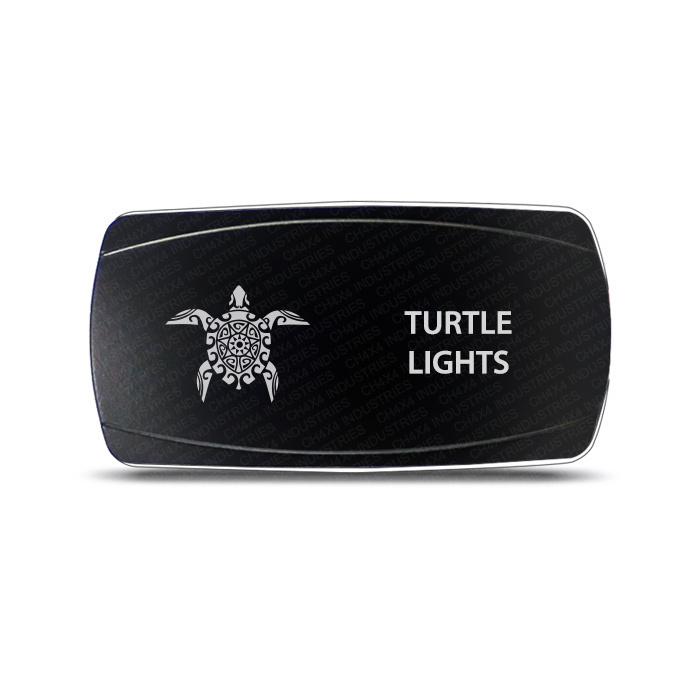 CH4x4 Rocker Switch Turtle Lights Symbol - Horizontal - Blue LED | eBay