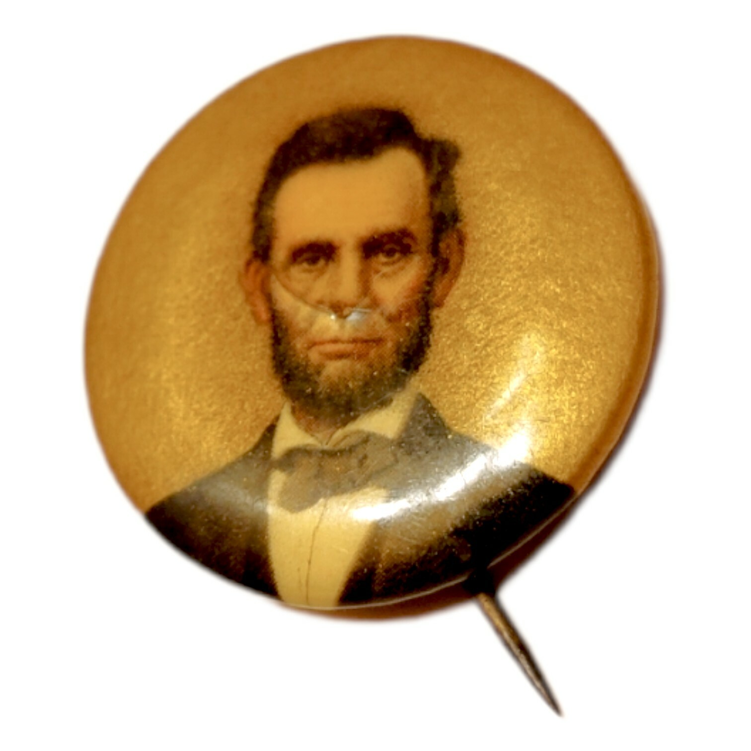 Antique 1910 Abraham Lincoln Early Celluloid Pin/ Pinback Button ...