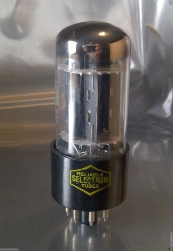 (ONE) SELECTRON Radio Tubes 6BL7GTA 6BL7 Black Plate ((( Tested Very ...