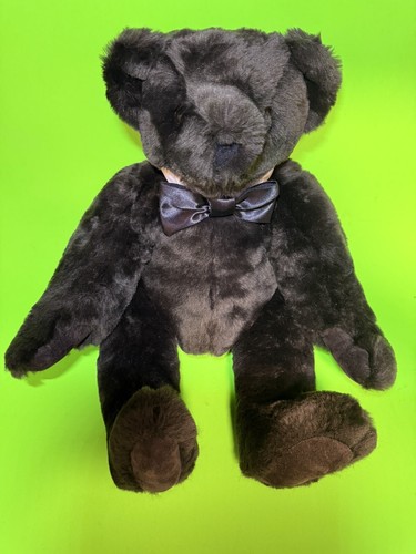 The Vermont Teddy Bear Co. Black Bear Body Parts Move! | eBay