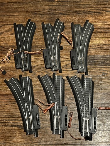 Walthers Life-Like Power Loc Track Switch Lot- 3 Right And 3 Left -HO ...