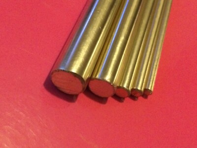 brass bar rod shaft round 1mm 1.5mm 2mm 2.5mm 3mm 4mm 4.75mm lengths ...