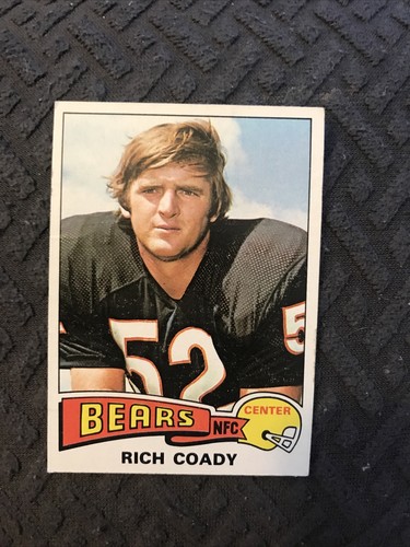 1975 Topps Rich Coady Chicago Bears #319 (Vw) | eBay