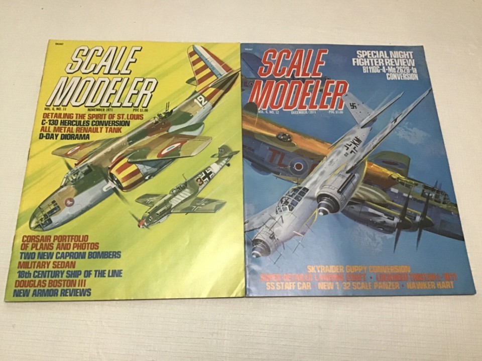 Scale Modeler Magazine Lot of 12 Magazines 1971 Complete | eBay