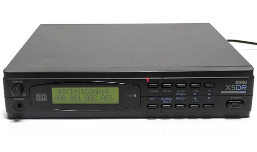 KORG X5DR Synthesizer Module No Adapter In Working Order | eBay
