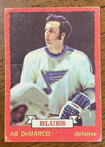 1973-74 O-Pee-Chee NHL - #118 Ab DeMarco - St Louis Blues | eBay