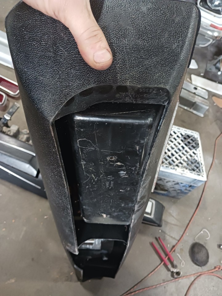 1970-74 BARRACUDA CUDA CENTER CONSOLE + TOP PLATE + DOOR AUTOMATIC ...