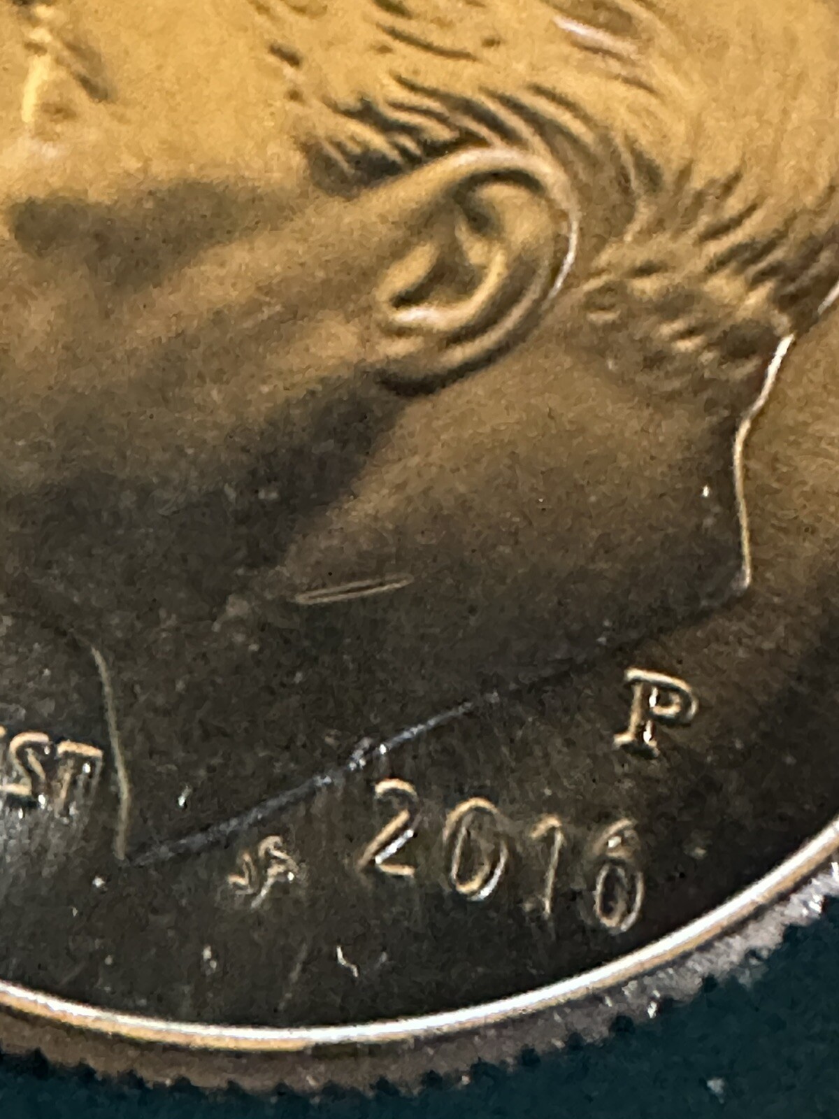 2016 P Dime rare look at Coin PLEASE LOOK AT ALL PICs DDO on P over S ...