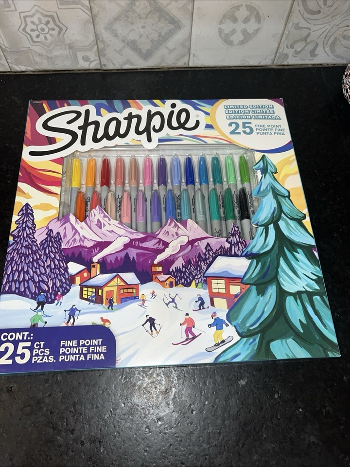 Sharpie 25-Count Limited Edition Fine Point Permanent Markers Set | eBay